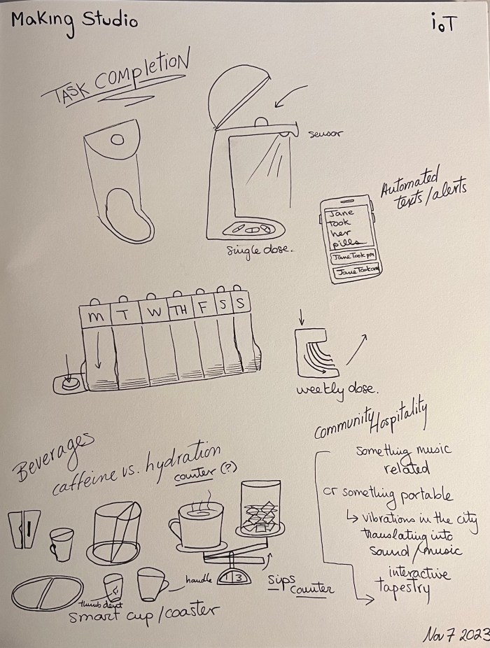 Emma’s Final Project Ideas – Making Studio