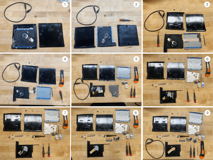 DVD Writer Model teardown – Making Studio